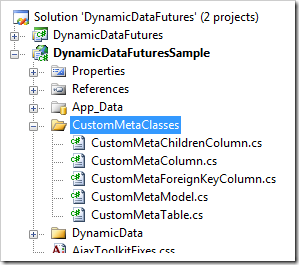 C# Bits: A Great Buried Sample in Dynamic Data Preview 4 – Dynamic Data Futures